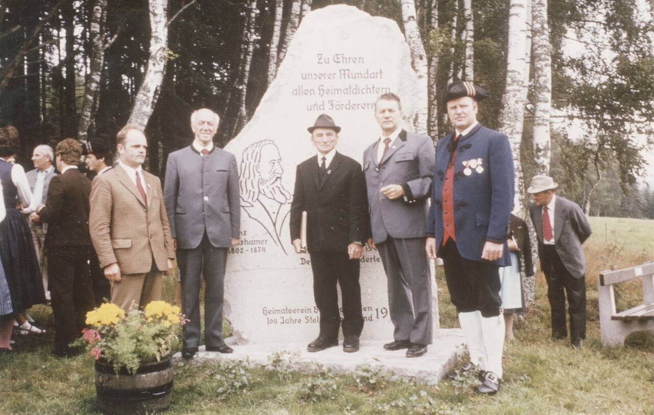 Enthüllung des Hoamatland Gedenkstein